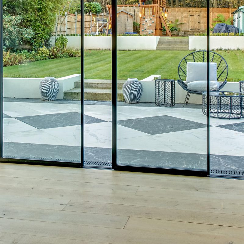 vistaline Aluminium Slide & Turn Doors from Mitchell Glass, Scotland