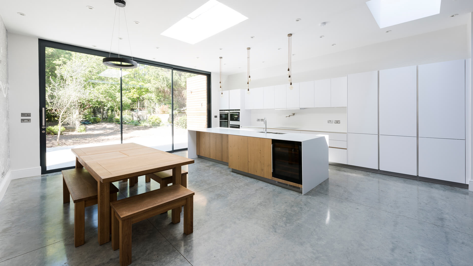 TheEDGE2.0 Ultra Slim Aluminium Sliding Doors From Mitchell Glass, Scotland