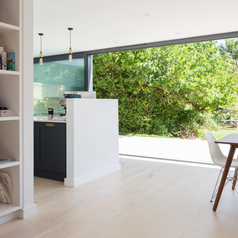TheEDGE2.0 Ultra Slim Aluminium Sliding Doors From Mitchell Glass, Scotland